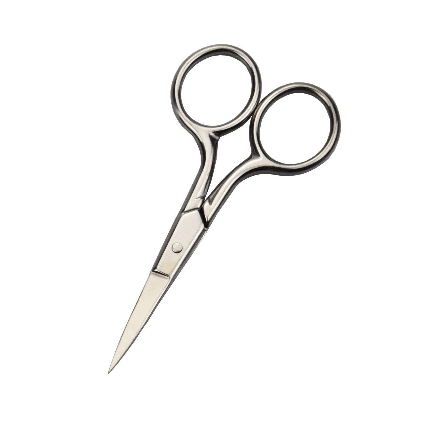 Foarfeca profesionala de ingrijire a parului facial, Inox, 4.3 x 8.8 cm ...
