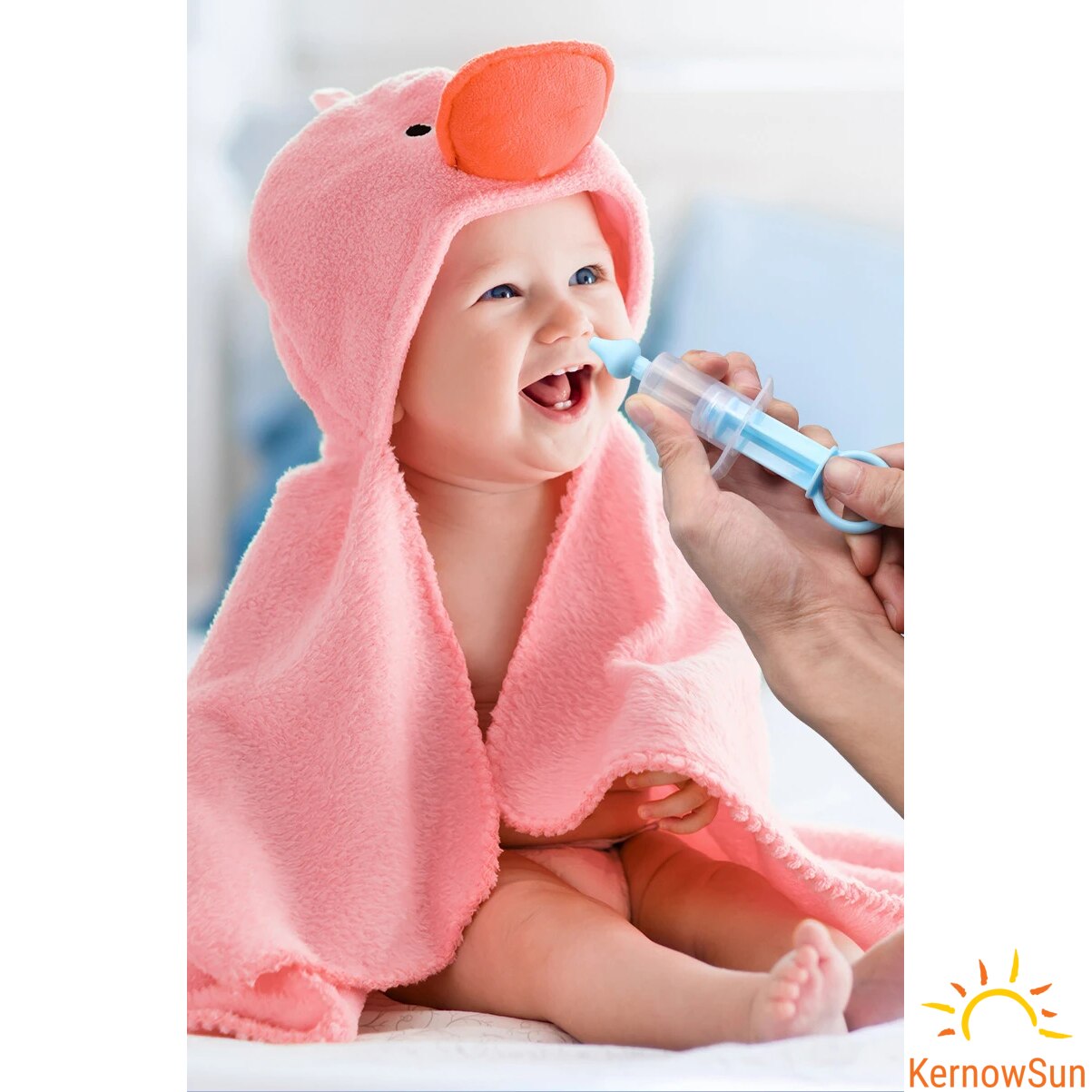 Irigator Nazal tip Seringa KERNOWSUN pentru Spalarea si Decongestie ...