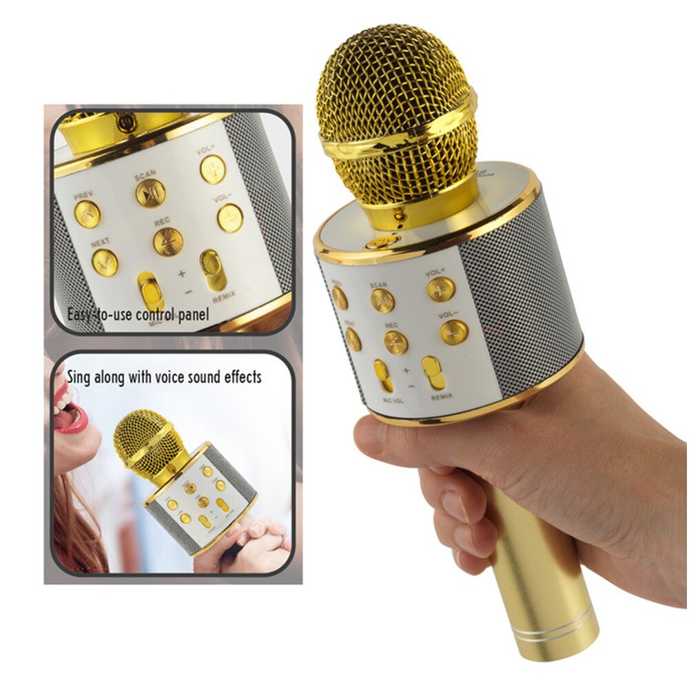 Microfon Karaoke cu Boxa pentru Copii Saiconcept®, Bluetooth, Frecventa ...