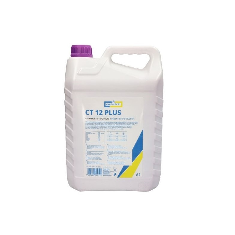 Antigel concentrat Cartechnic CT12 Plus 4865454, volum 5 litri, rosu ...