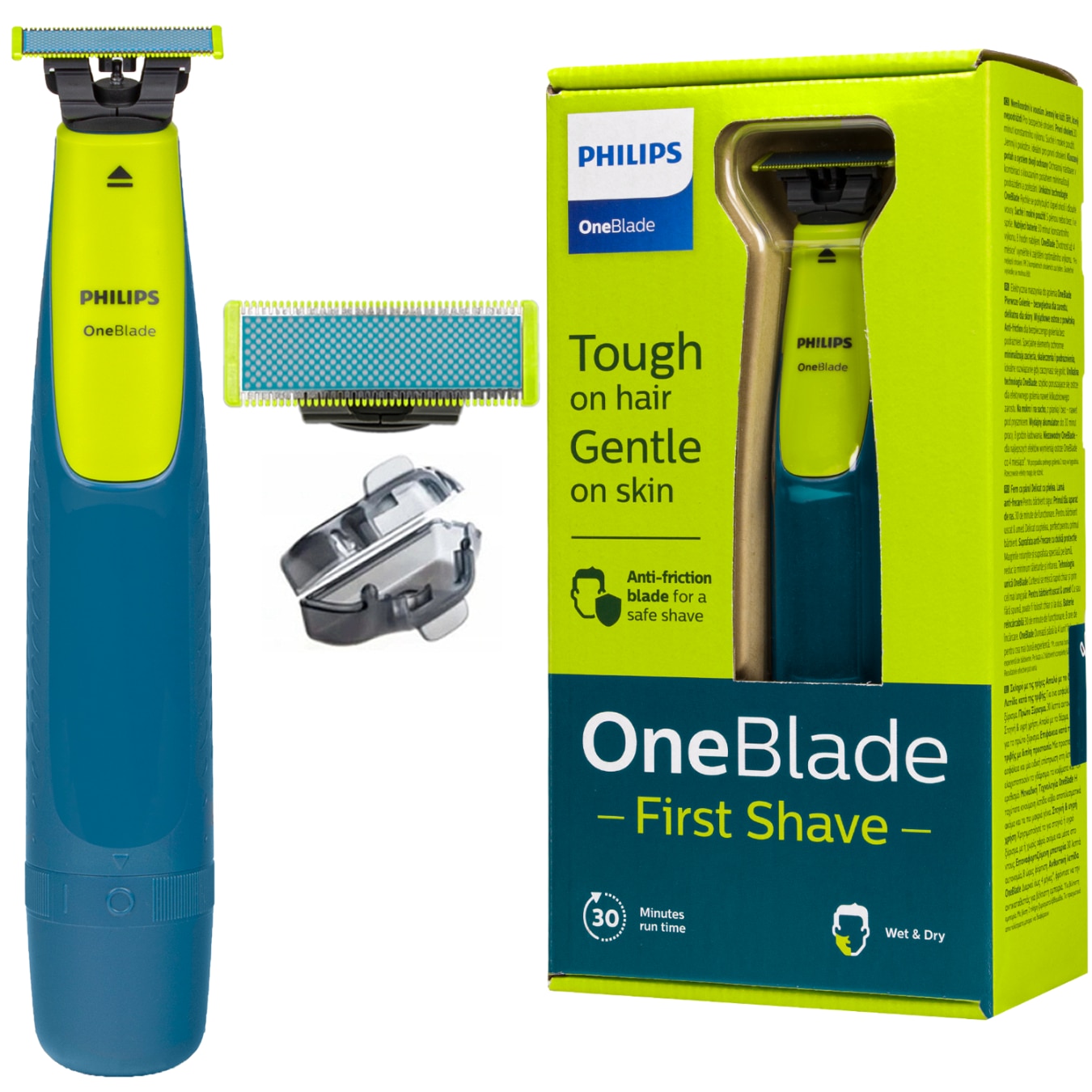 Elektromos borotva Philips Oneblade First Shave Qp2515/16, Trimer - eMAG.hu