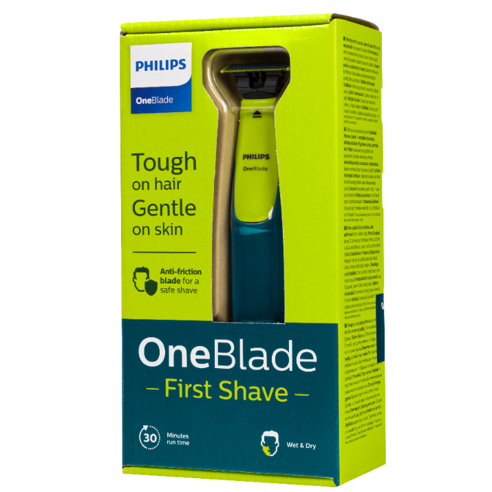 Elektromos borotva Philips Oneblade First Shave Qp2515/16, Trimer - eMAG.hu