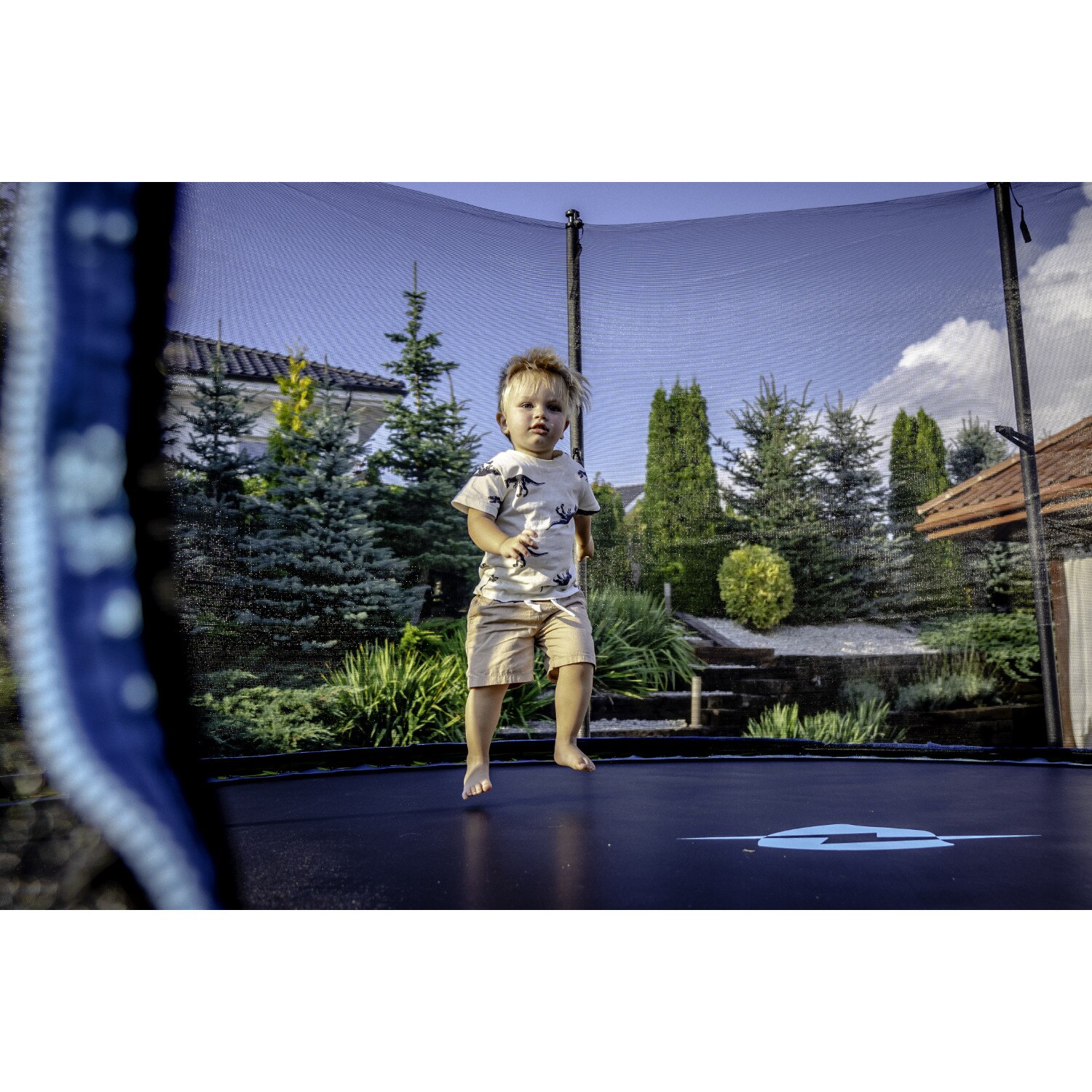 Trambulina de gradina pentru copii, Thunder, Inside Elite 16Ft, 490 cm ...