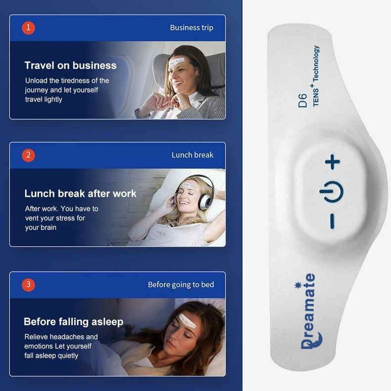 Aparat masaj terapeutic pentru cap, pentru somn linistit si ameliorare ...