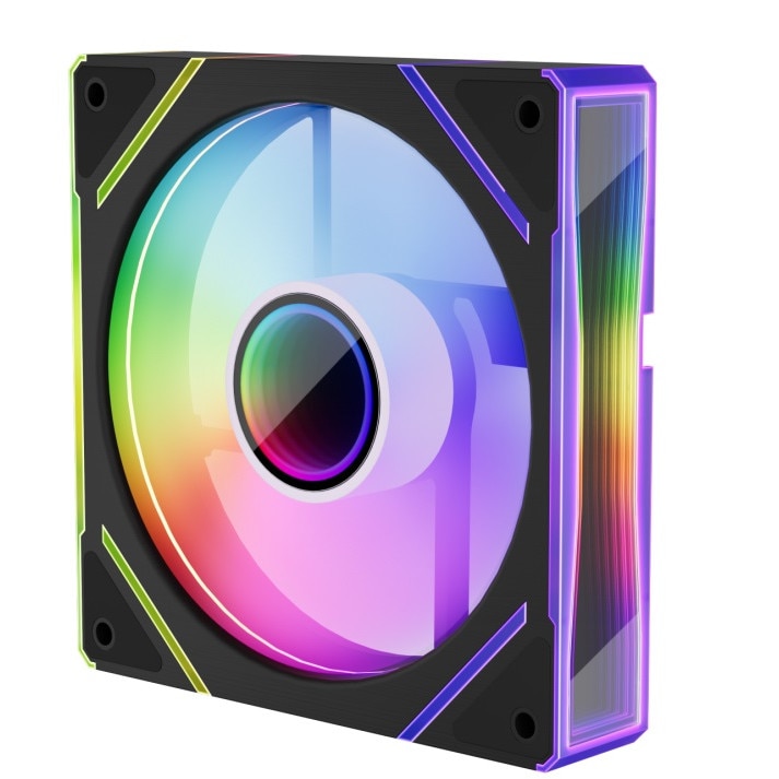 Ventilator carcasa 1stPlayer aRGB FC, 120x120x25 mm silent, rulment ...