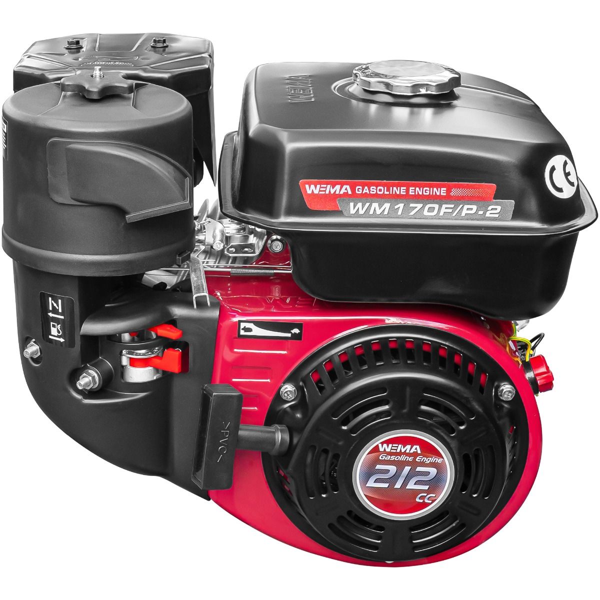 Motor Weima WM170F/P-2, cu ax pana, 7CP, benzina, 212cc, 3.6L, diametru ...