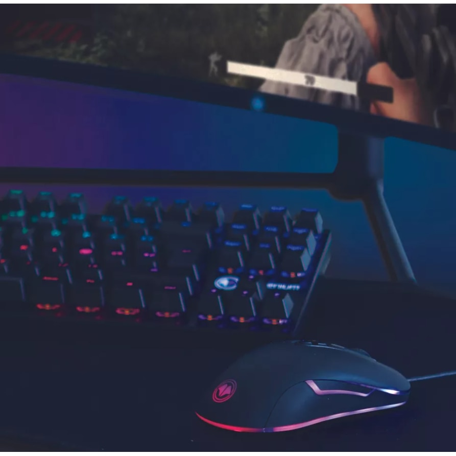 Mechanikus billentyűzet MGG Gaming, RGB, Red Switch, Driver Software ...