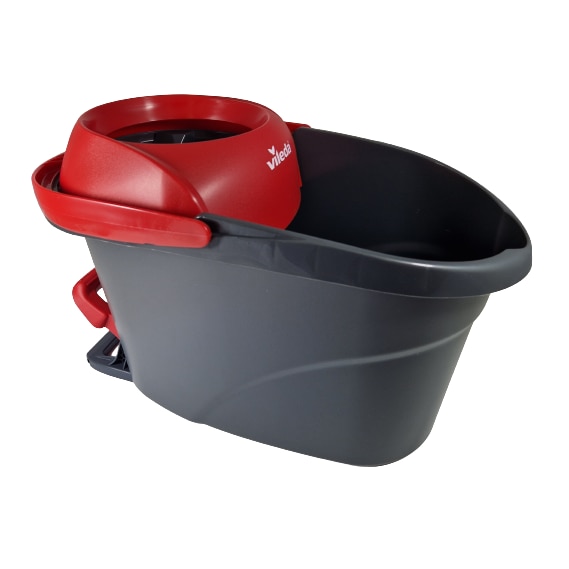 Galeata mop, VILEDA ULTRAMAX, Gri/Rosu - eMAG.ro