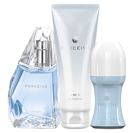 Set Avon, Perceive Eau de Parfum 50 ml, Roll-on 50 ml, Lotiune 125 ml ...
