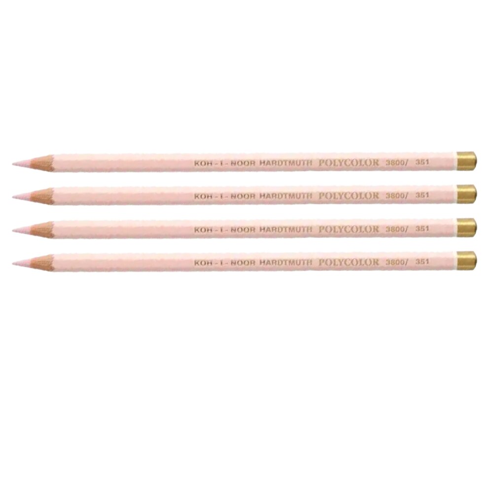 Set 4 x Creion Colorat, Polycolor, Carne Rosu - eMAG.ro