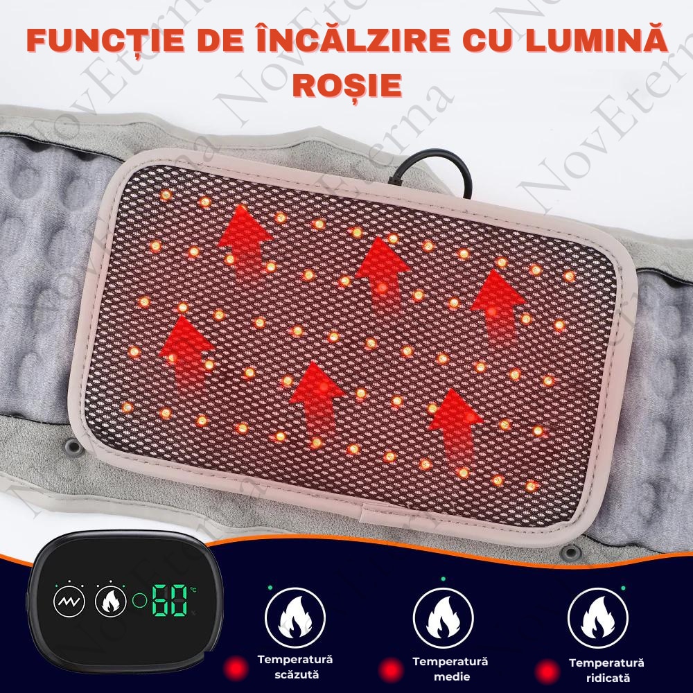 Centura Premium de Masaj pentru Spate si Talie NovEterna®, Decompresie ...