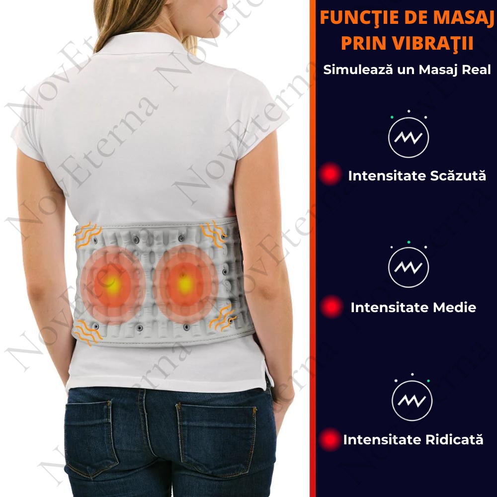 Centura Premium de Masaj pentru Spate si Talie NovEterna®, Decompresie ...