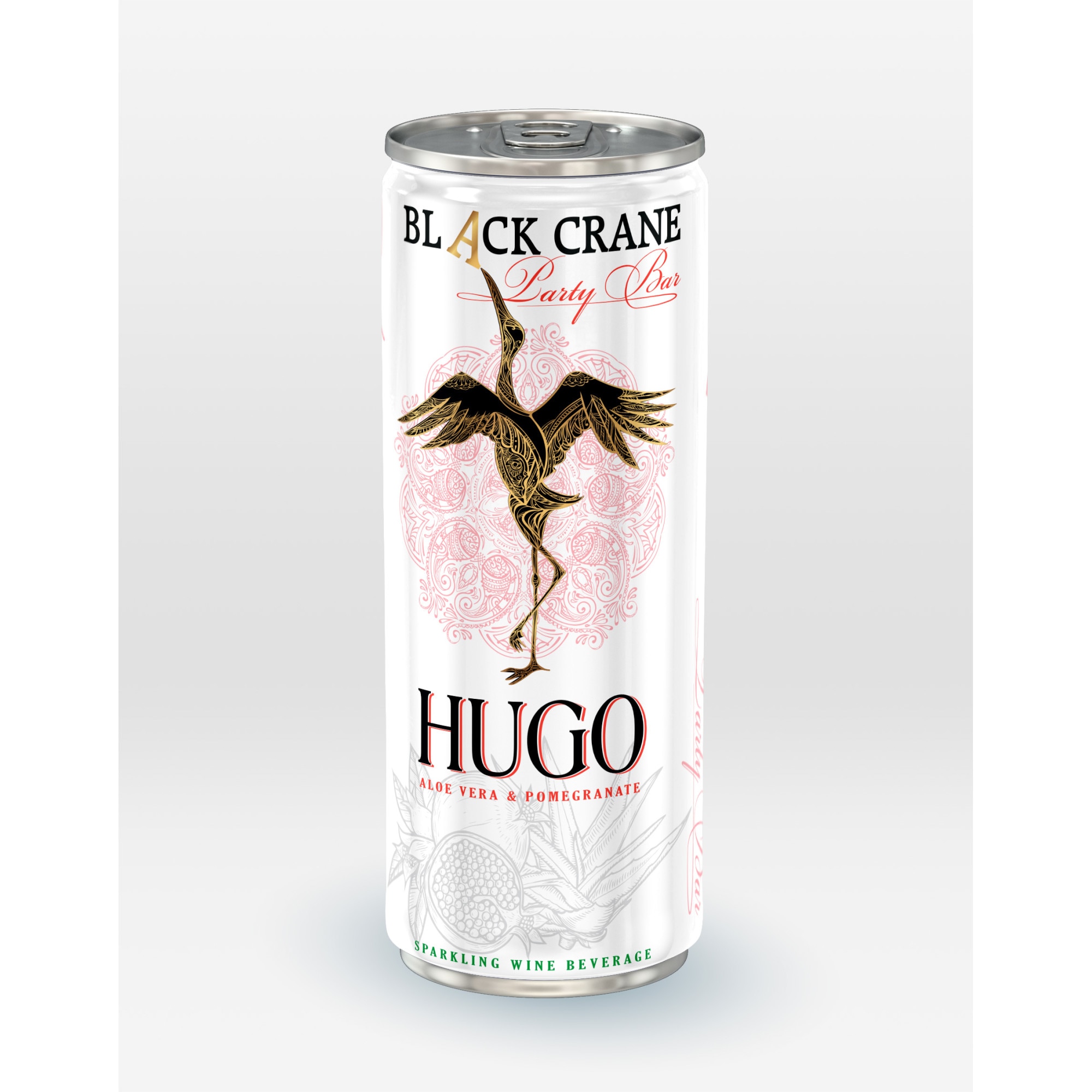 Hugo Aloe Vera & Rodie, Cocktail pe baza de vin spumant, Black Crane ...