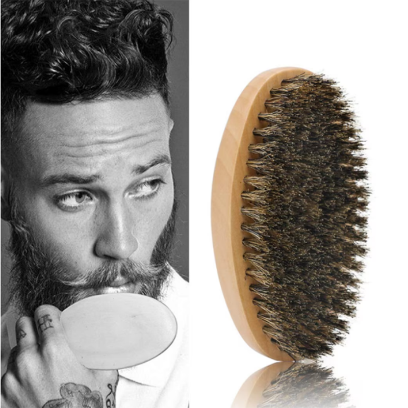 Perie pentru par si barba, Maro - eMAG.ro