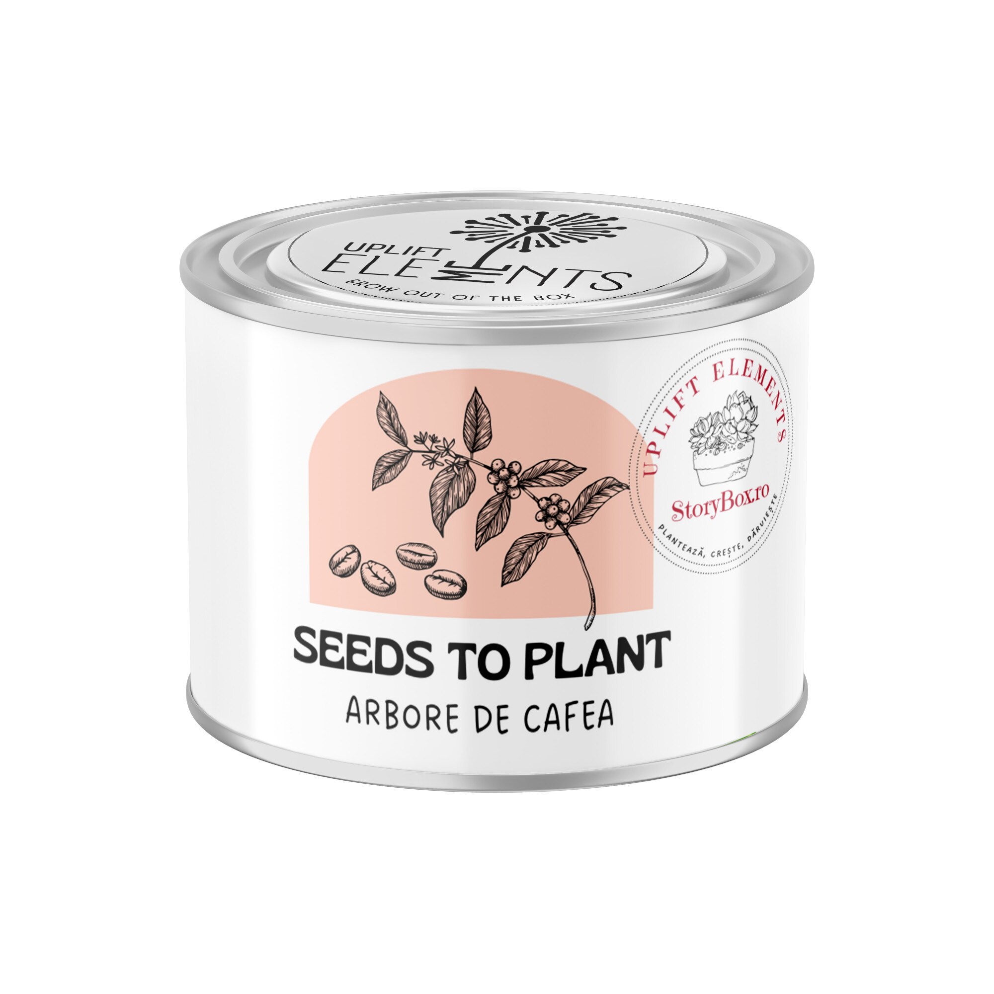 Kit de plantare arbori, Uplift Elements cu seminte de Arbore de Cafea ...