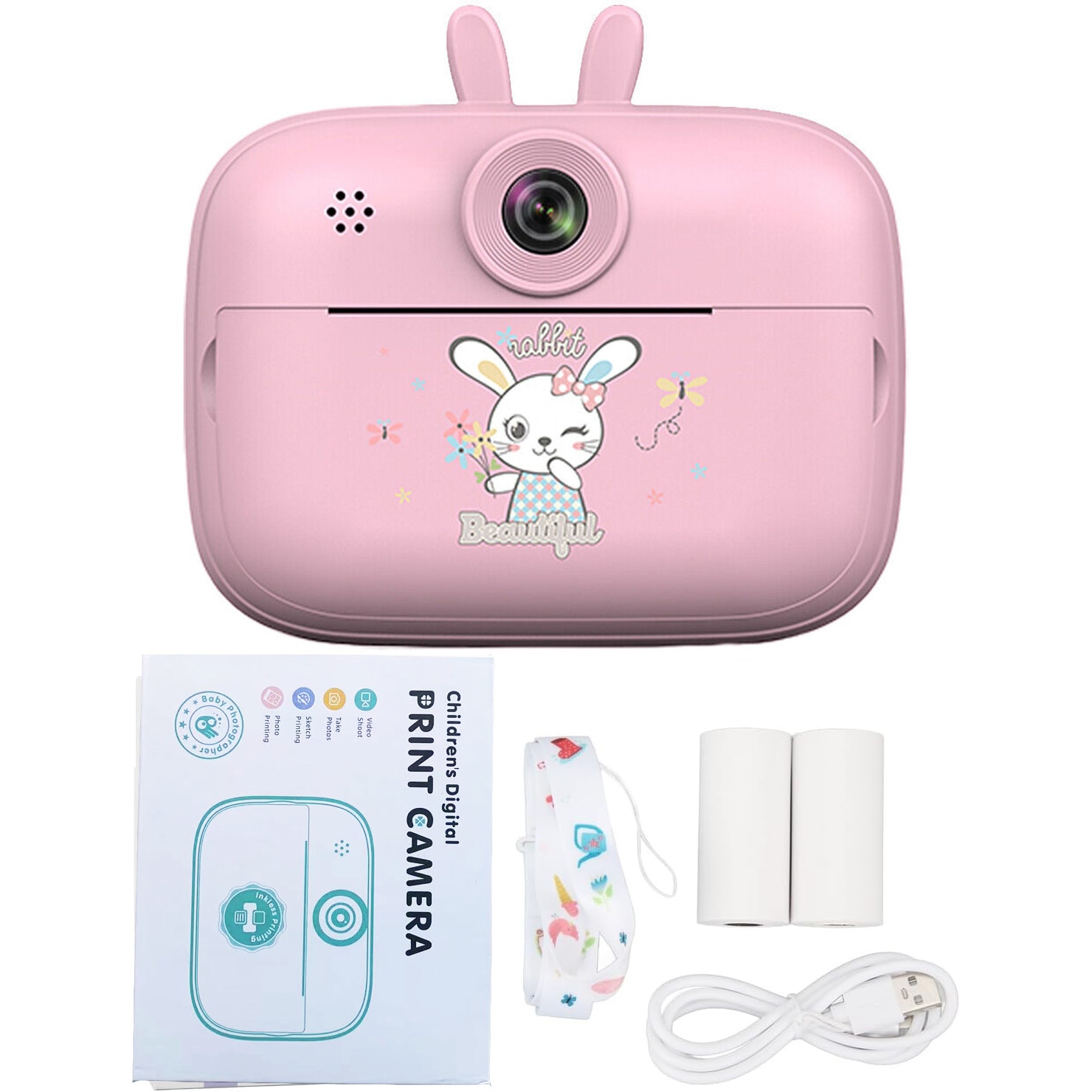 Camera instantanee pentru copii, Aparat foto copii cu functie de ...