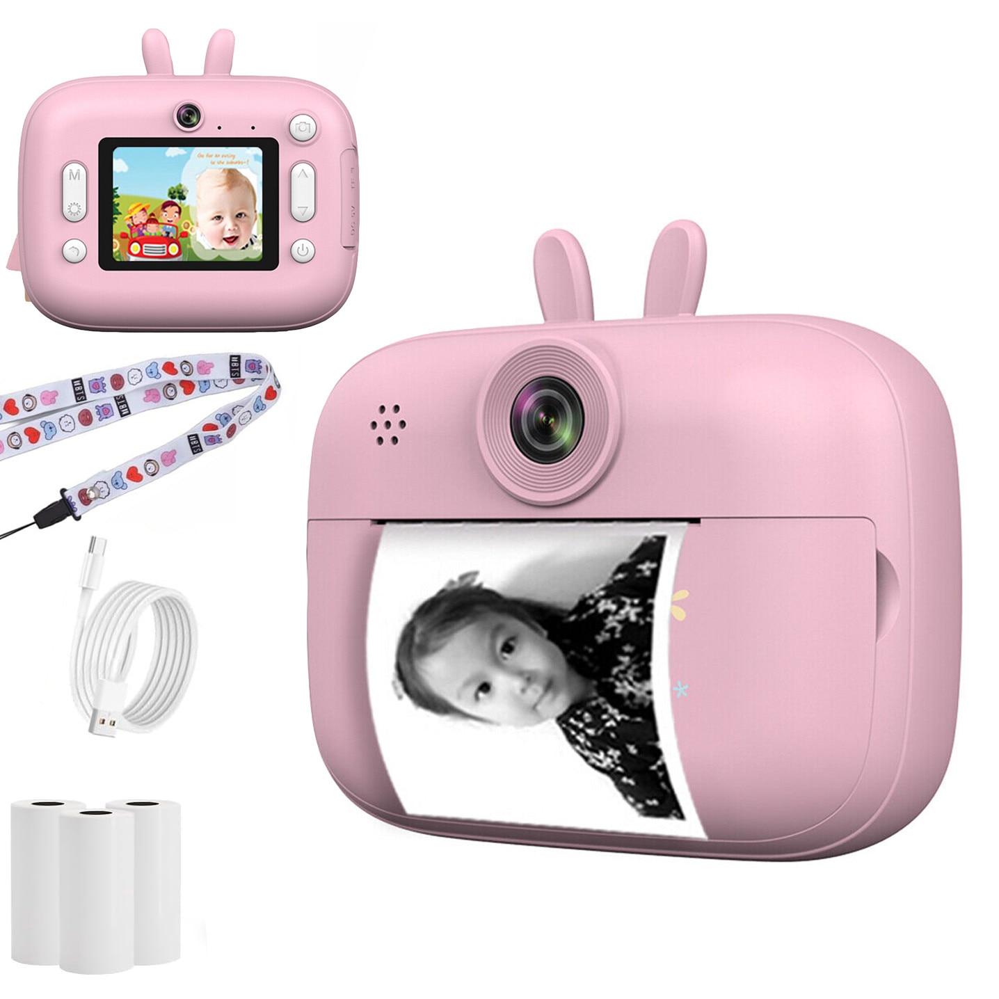 Camera instantanee pentru copii, Aparat foto copii cu functie de ...