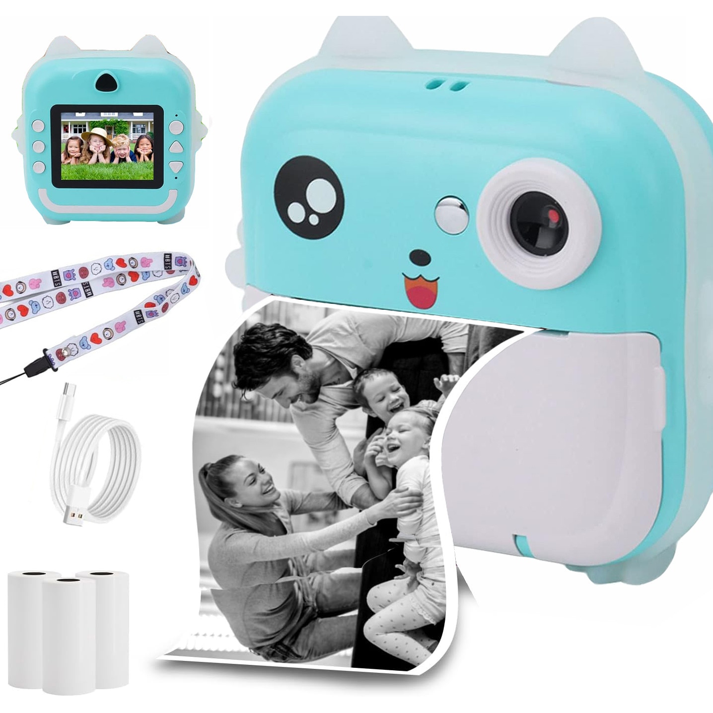 Camera instantanee pentru copii Aparat foto copii cu functie de ...