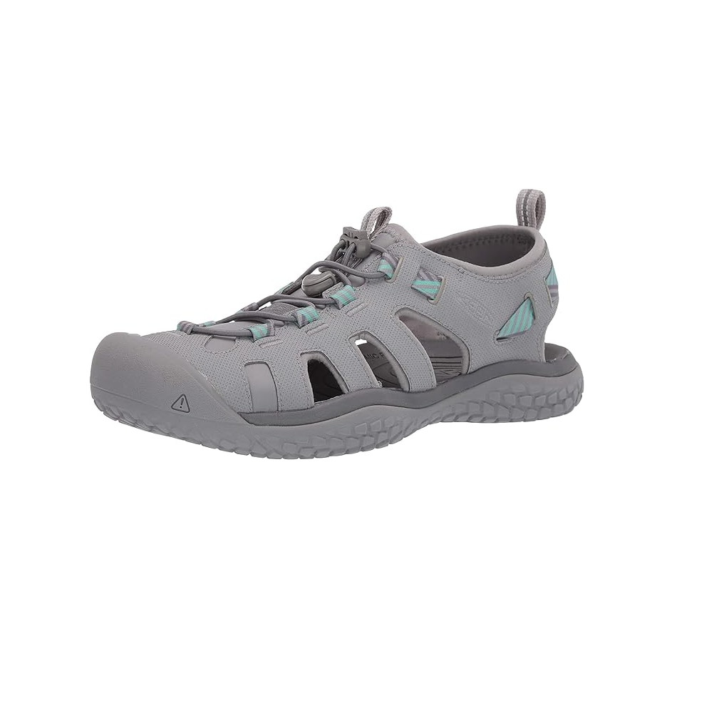 Sandale trekking dama, Keen, Sintetic / Textil, Gri, 40.5 - eMAG.ro