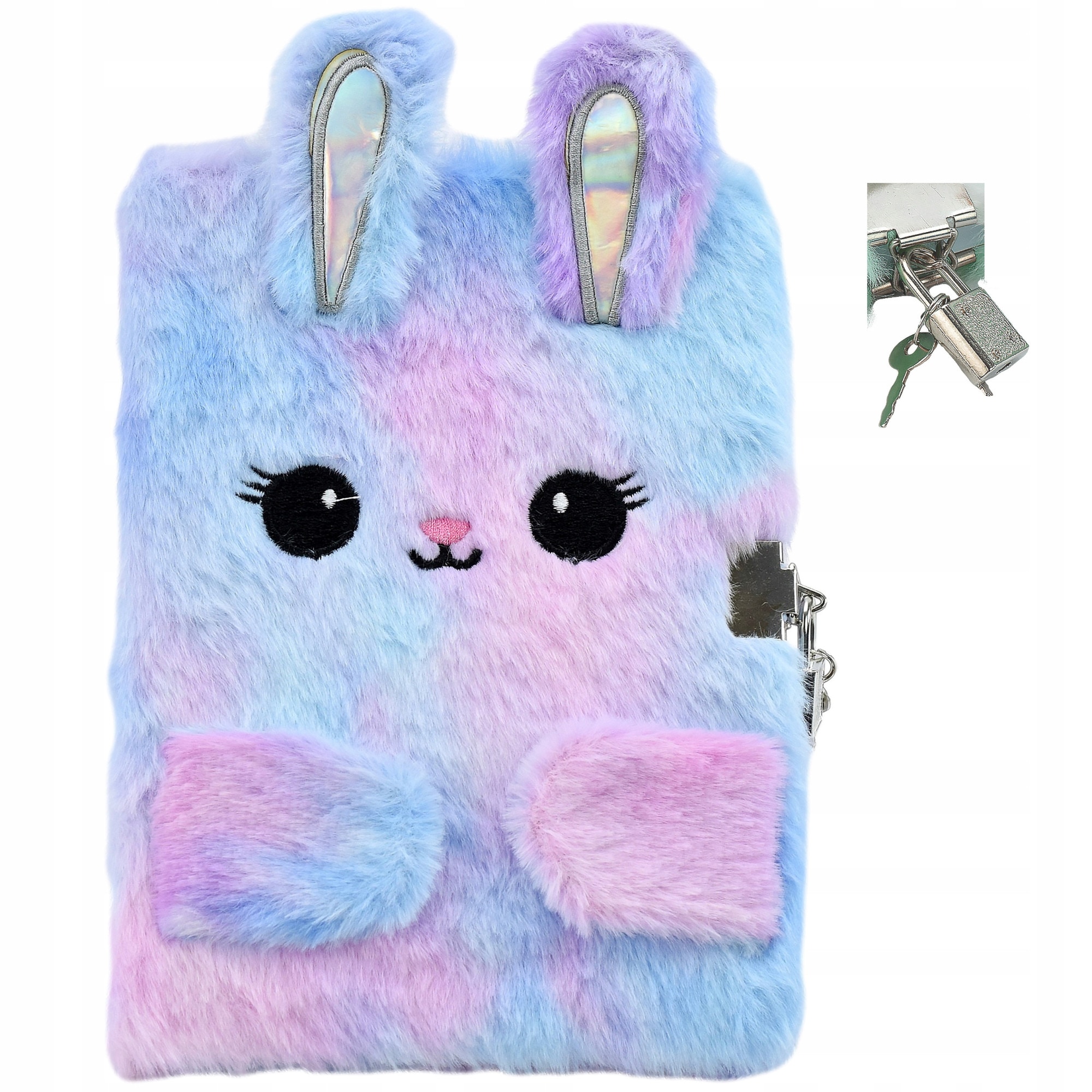 Carnetel cu lacat, plus, pentru copii, 96 de foi, multicolor - eMAG.ro