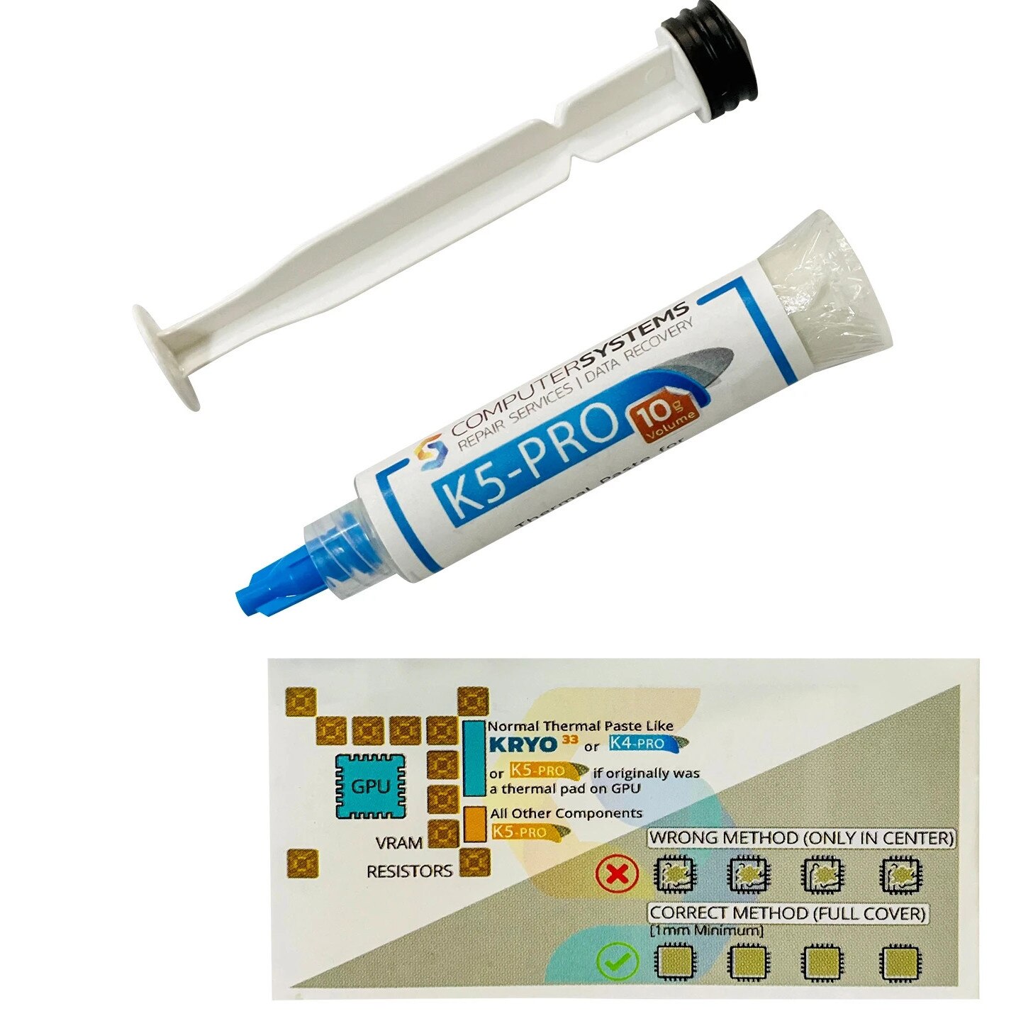 Pasta termoconductoare K5-PRO, Seringa 10, pentru pad-uri termice - eMAG.ro