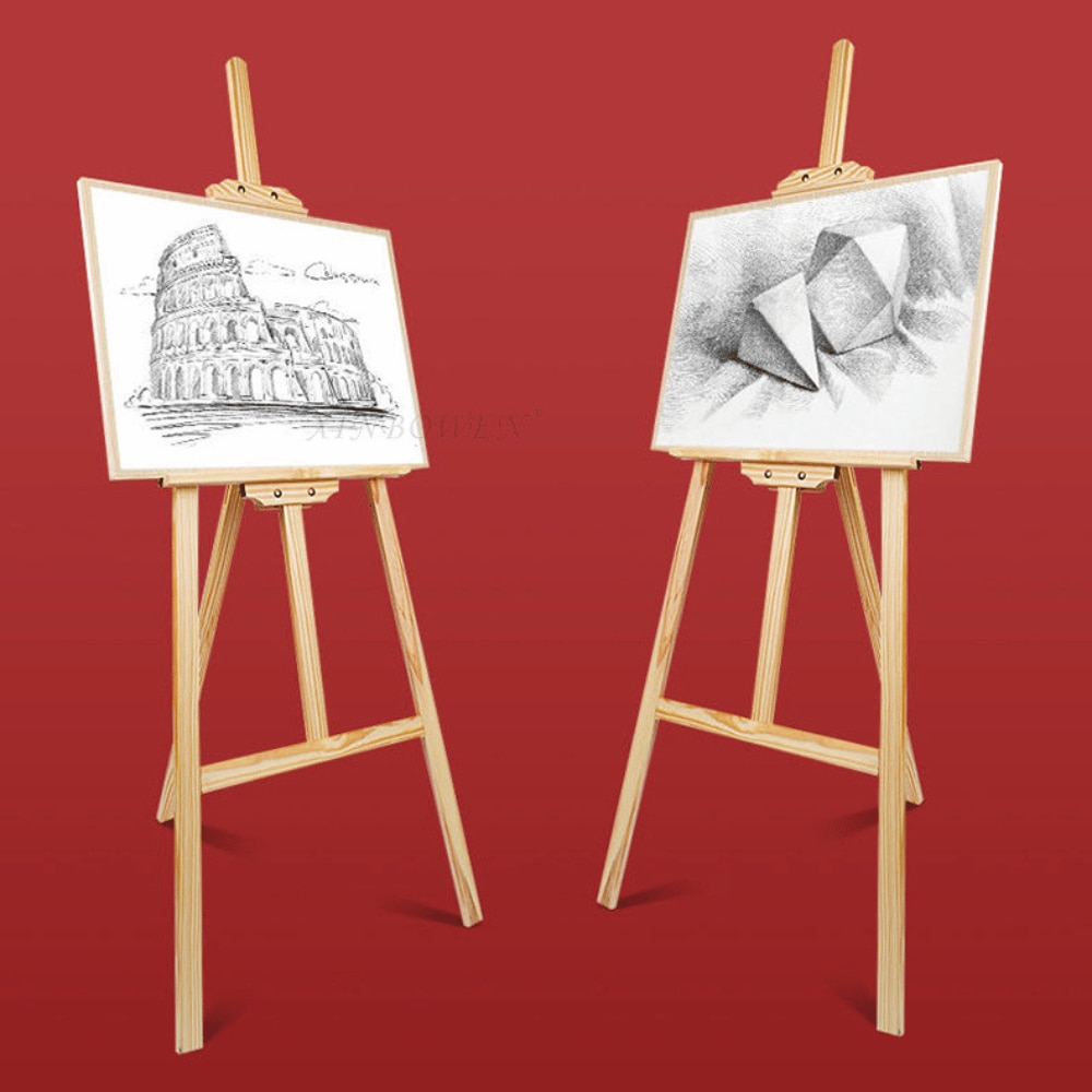 Sevalet de pictura, Whales Things, 120 cm, Din lemn - eMAG.ro