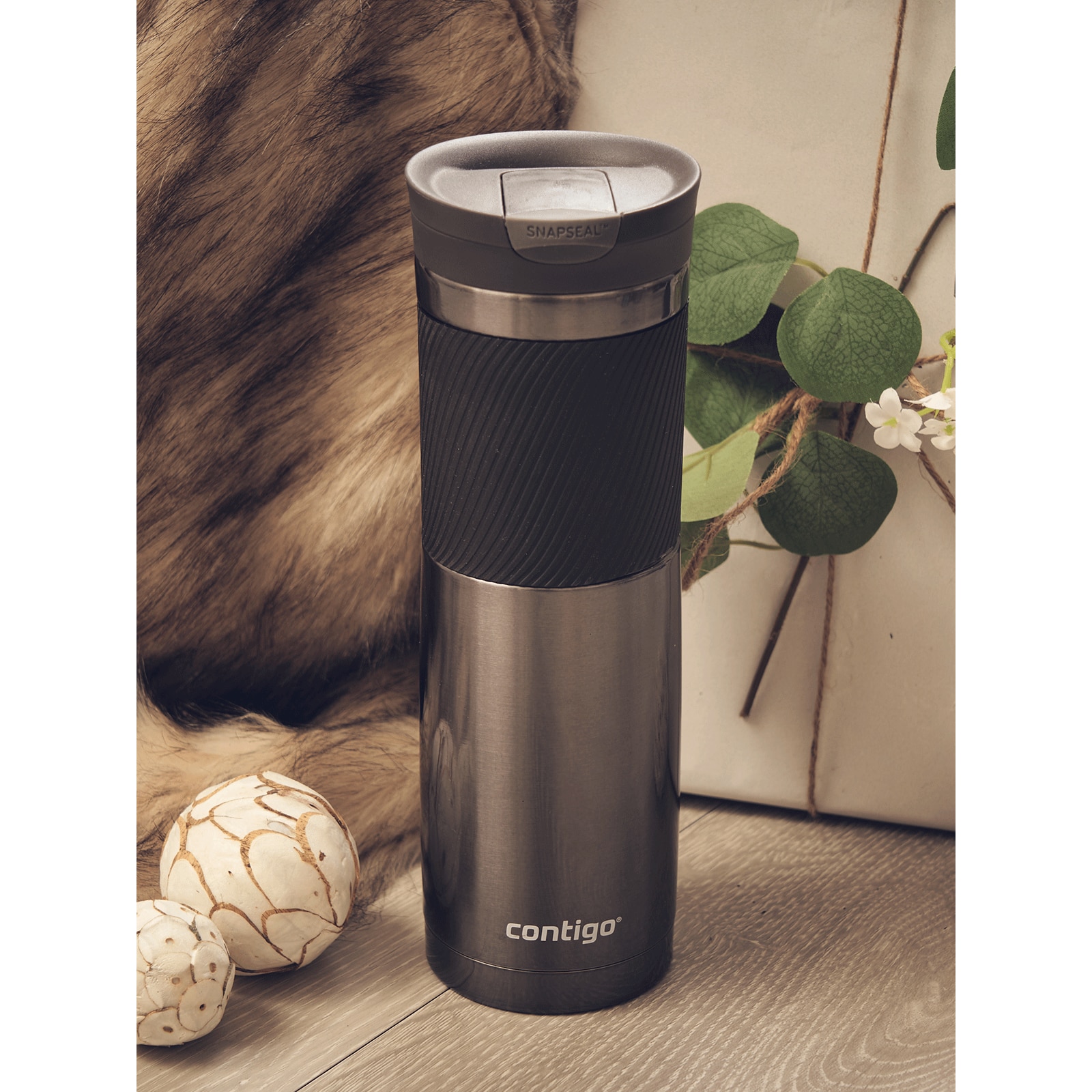 Set de cani termice, Inox, Contigo Byron 470ml Stainless Steel + Byron ...