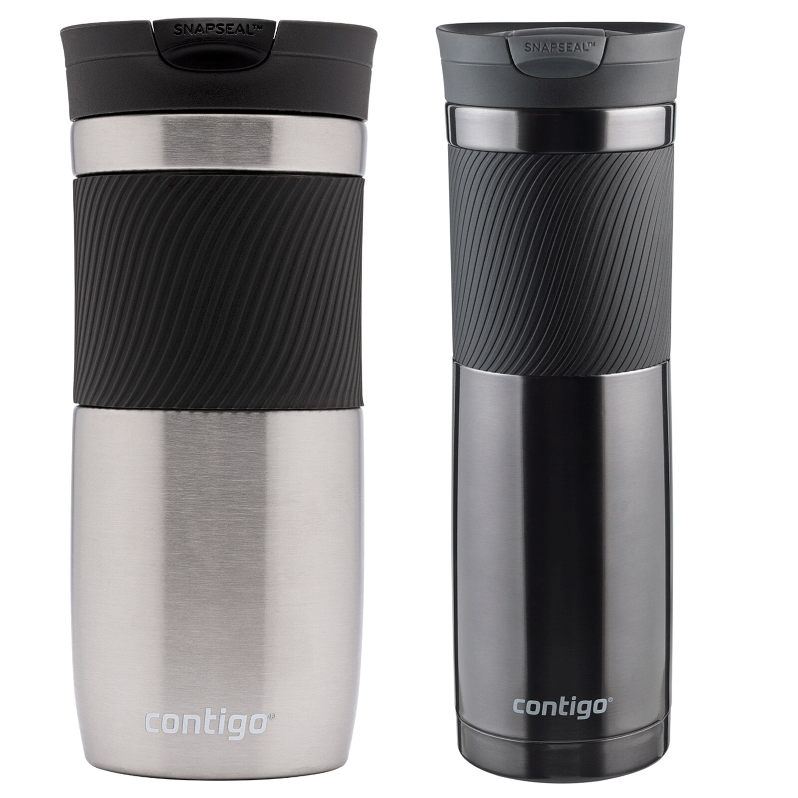 Set de cani termice, Inox, Contigo Byron 470ml Stainless Steel + Byron ...