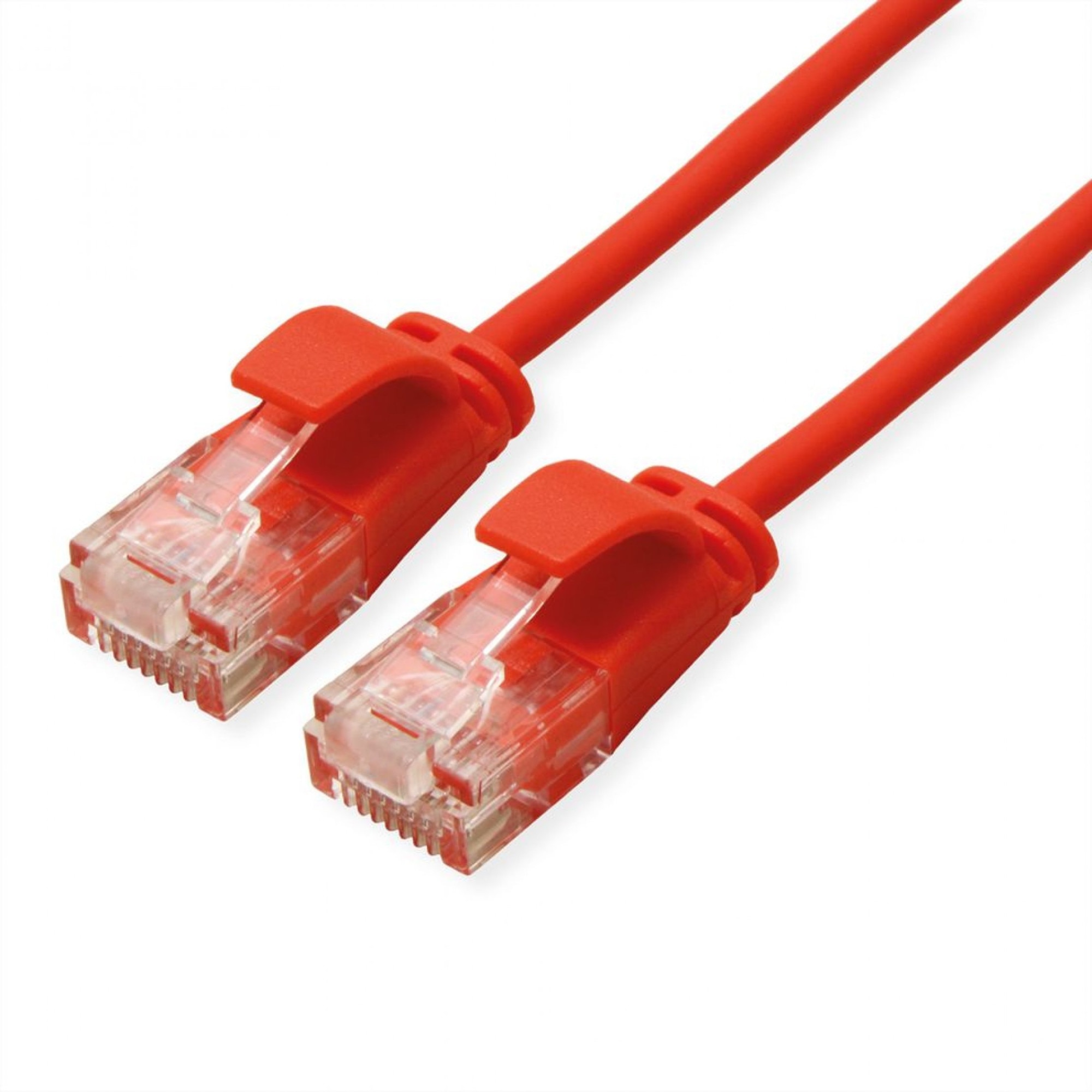 Cablu de retea RJ45 MYCON Slim UTP Cat.6A LSOH 2m Rosu, CON3915 - eMAG.ro