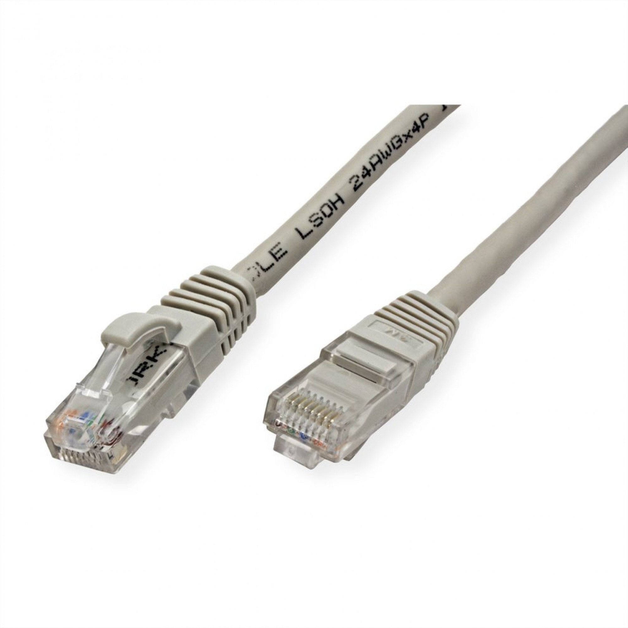Cablu de retea RJ45 cat 6 UTP LSOH 0.5m Gri, Value 21.99.0200 - eMAG.ro