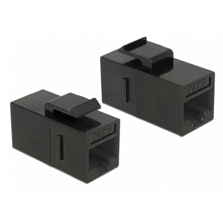 Cupla Keystone RJ45 Cat.6 UTP Negru, Delock 86629 - eMAG.ro