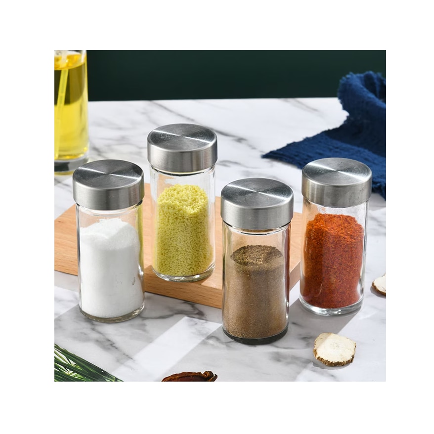 Set 24 Borcane de sticla pentru condimente, AT PERFORMANCE®, cu ...