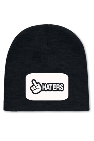 Шапка, RPET MOB, модел F Haters, черна, 20x21 см - eMAG.bg