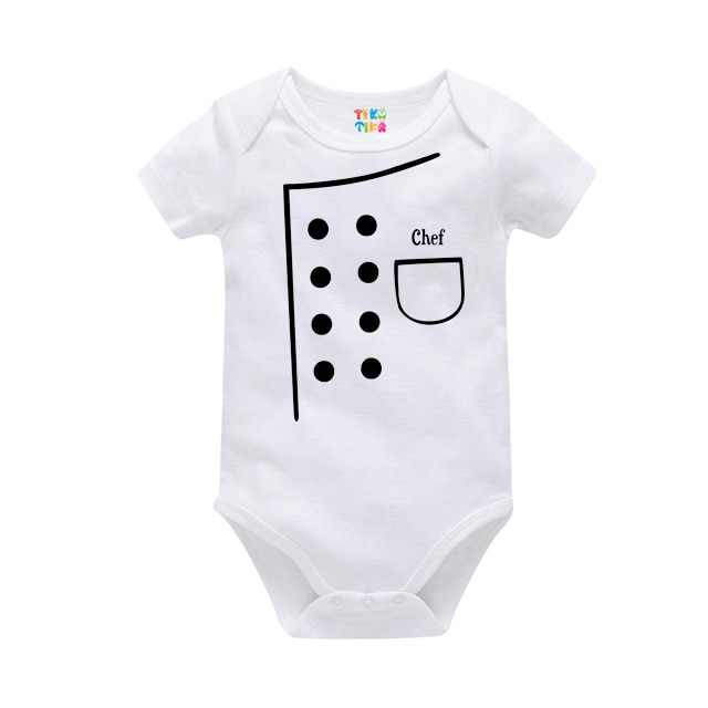 Body alb maneca scurta ''chef'' - eMAG.ro