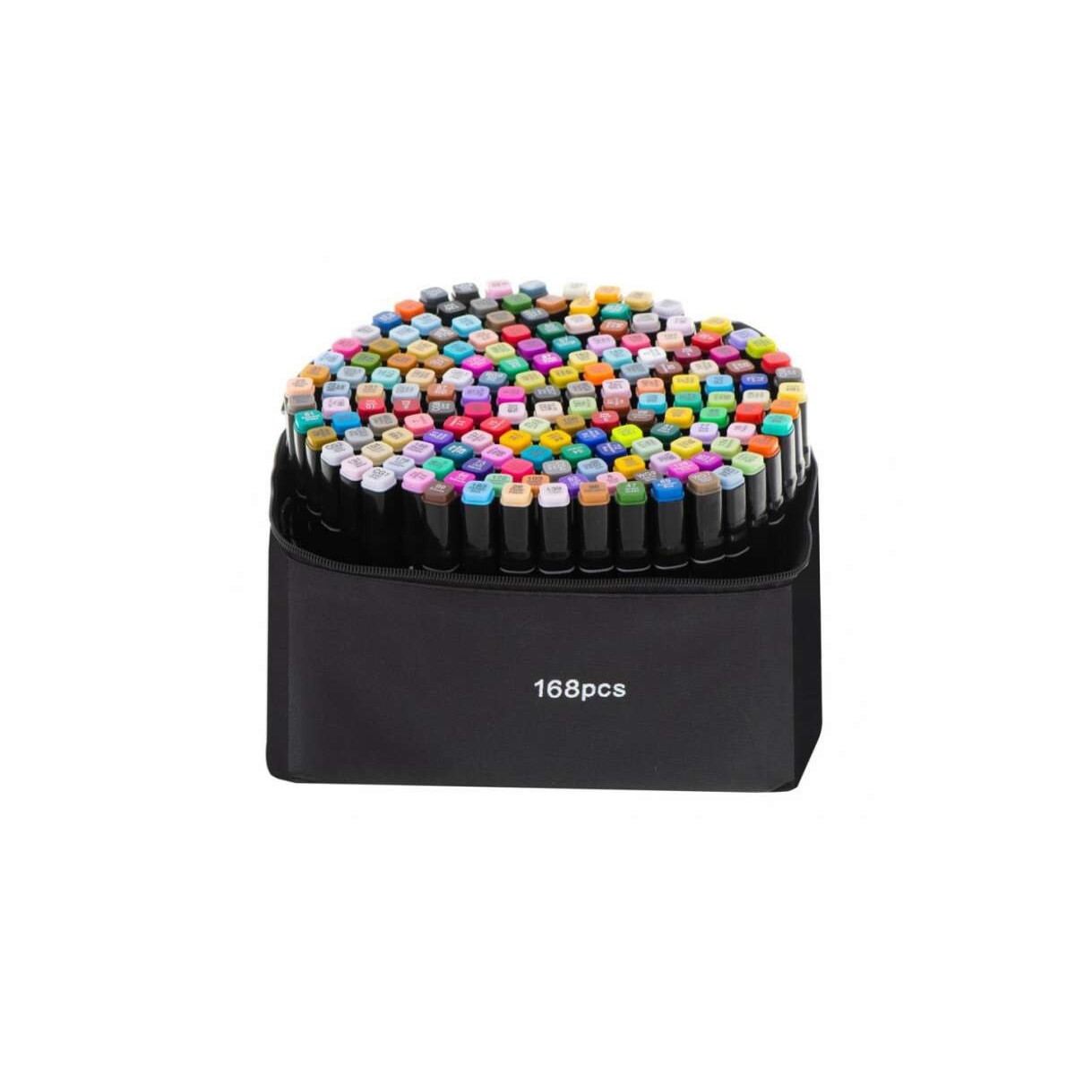 168 WePro Store dupla marker készlet, professzionális, vékony és vastag, alkohol alapú tinta ...