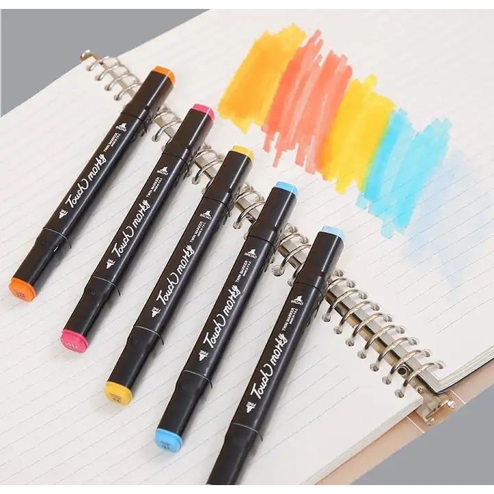 Set 80 markere duble WePro Store, profesionale, subtire si gros, cerneala pe baza de alcool ...