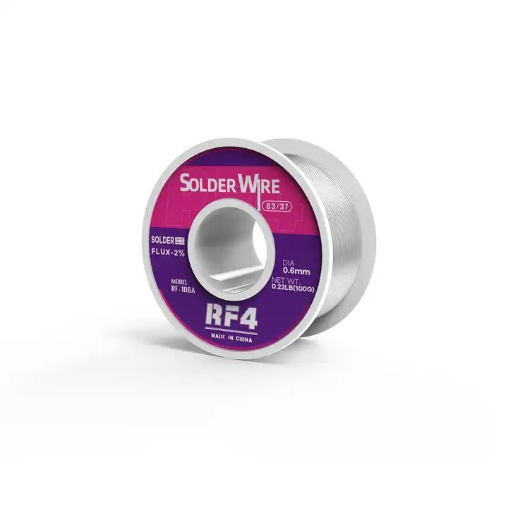 Fludor de lipit, RF4 100G 0.6mm 63%SN, cu flux - eMAG.ro