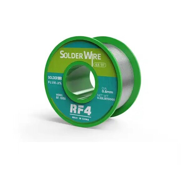 Fludor de lipit, RF4 100G 0.8mm 63%SN, cu flux - eMAG.ro