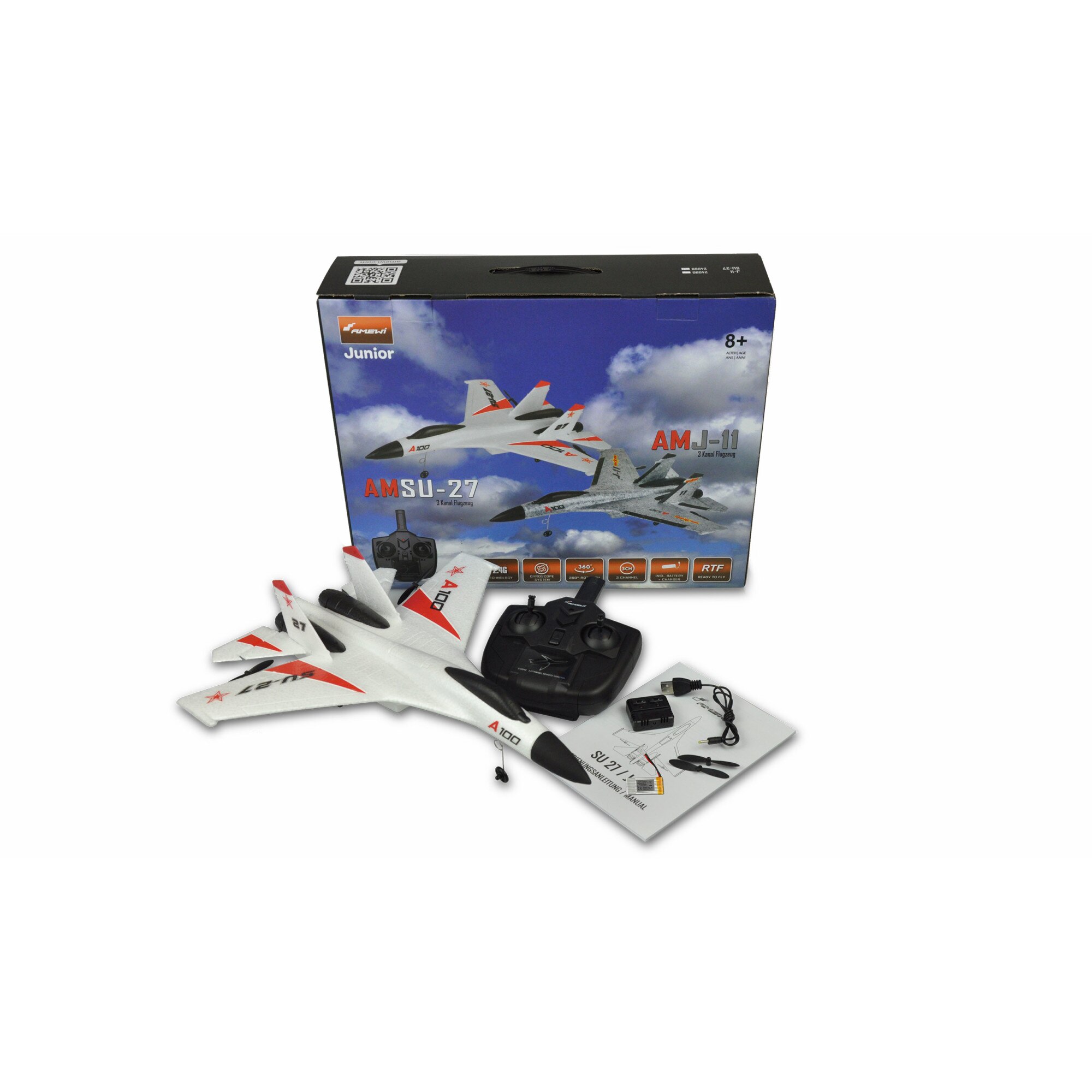 Avion RC cu telecomanda AM Su-27, Gyroscop care stabilizeaza zborul ...