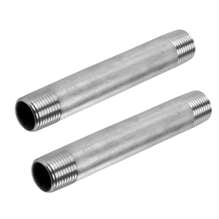 Set 2 bucati stut zincat filetat 1 1/4, din otel, 20 cm - eMAG.ro