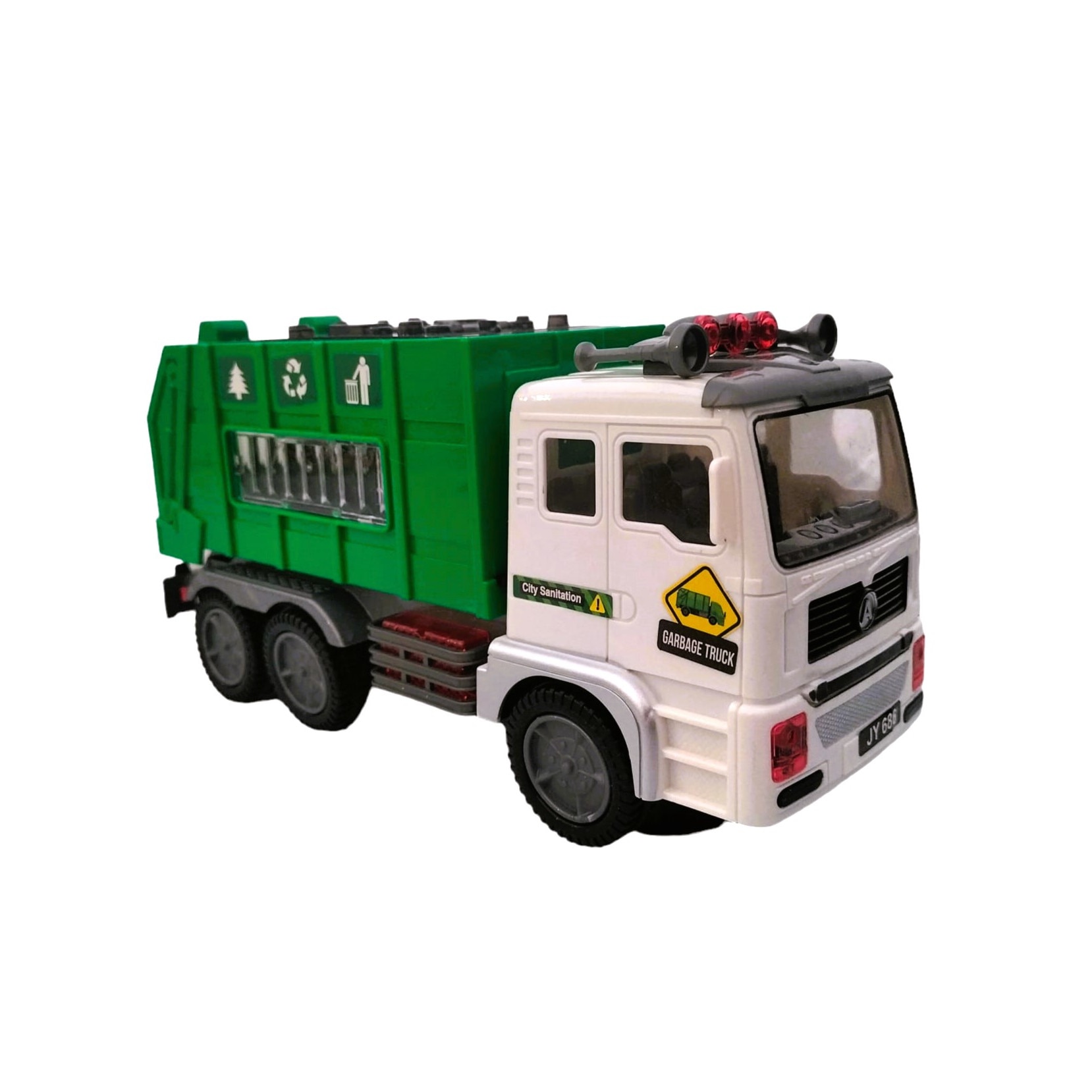 Jucarie Masina de Gunoi, Functie Bump and Go-Loveste si se Intoarce, Cu ...