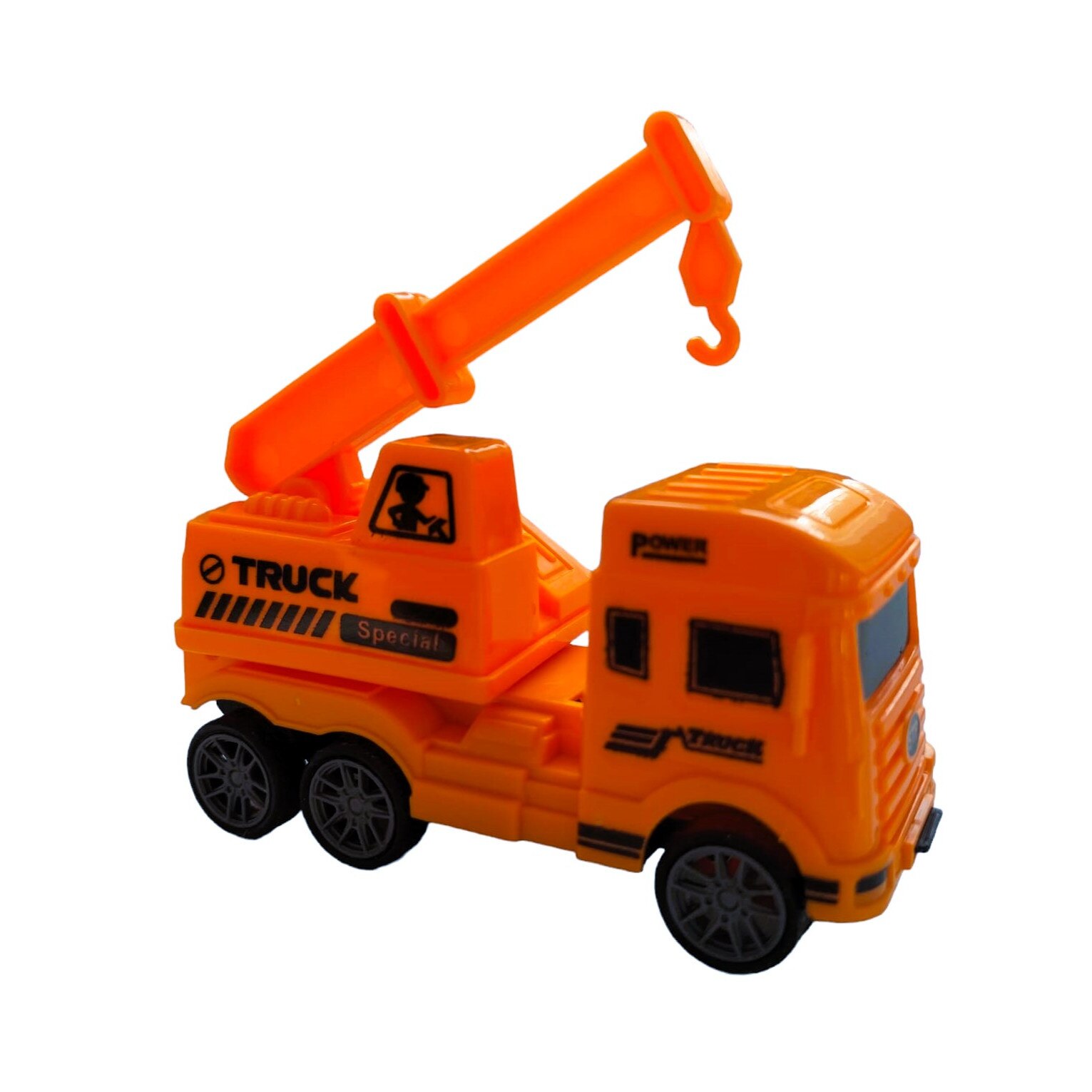 Set Santier Constructii, cu Macara, 4 Masinute Constructii, Indicatoare ...