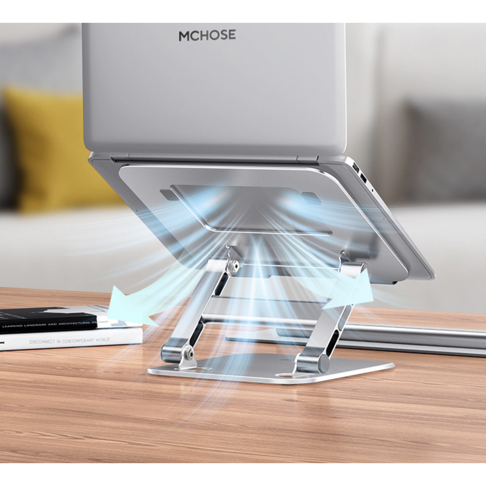 Suport ergonomic si rezistent pentru laptop si tableta, portabil ...