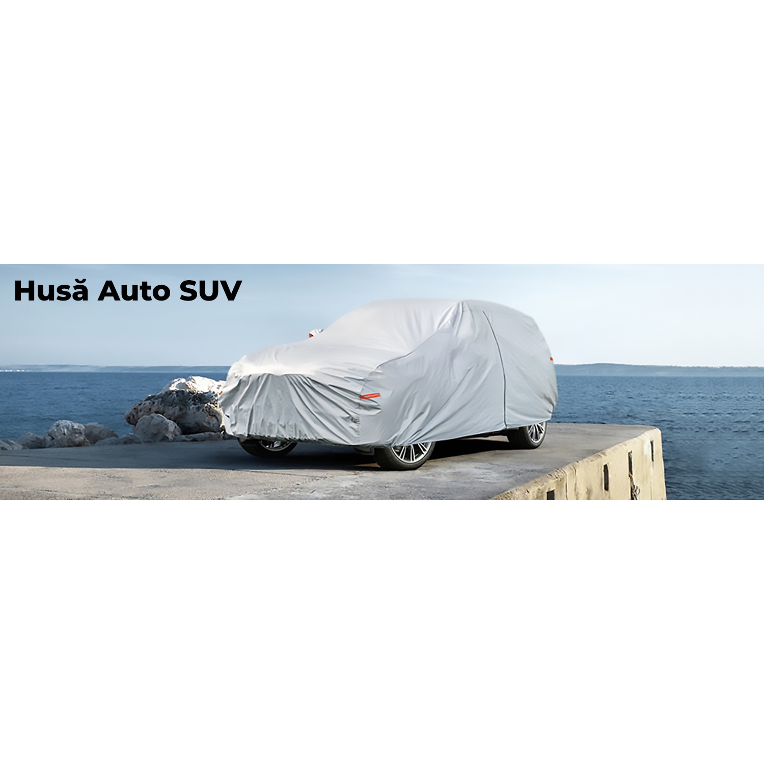 Prelata Auto Premium cu 6 Straturi, Impermeabila, Protectie UV, Praf, Zapada, Universala pentru ...