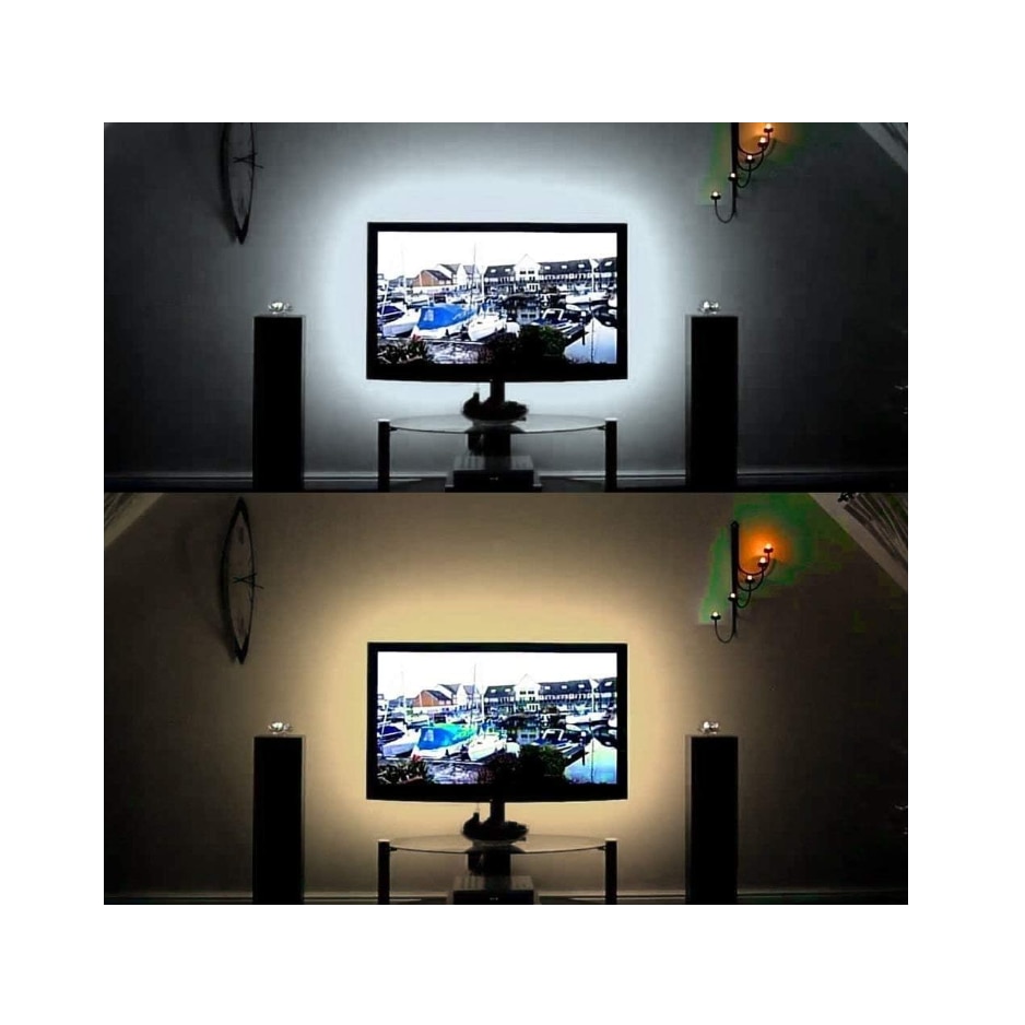 Banda led USB, decor lumini, 5V, AT PERFORMANCE®, 5m, leduri RGB ...