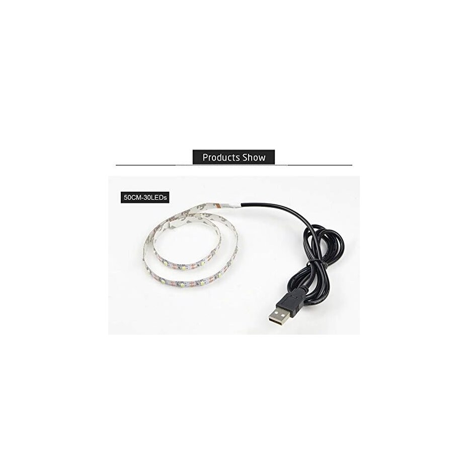 Banda led USB, decor lumini, 5V, AT PERFORMANCE®, 5m, leduri RGB ...