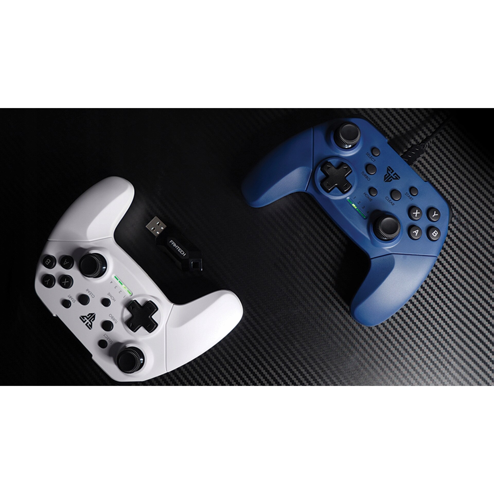 Controller Wireless, Fantech, Compatibilitate: PC\PS3, Albastru - eMAG.ro