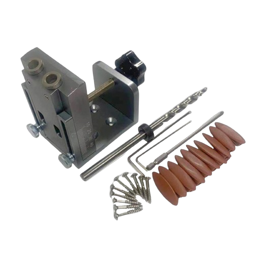 Set sablon gaurire, pentru lemn, Aliaj de aluminiu, 103x89x64mm - eMAG.ro