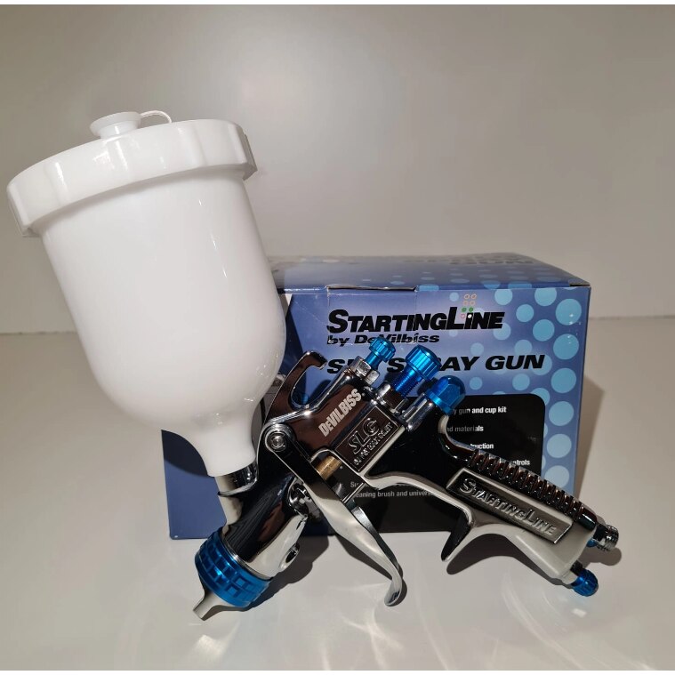 Pistol de vopsit De Vilbiss Starting Line, universal, cupa plastic 550 ...