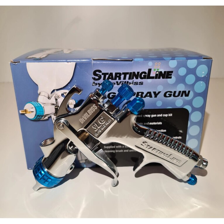 Pistol de vopsit De Vilbiss Starting Line, universal, cupa plastic 550 ...